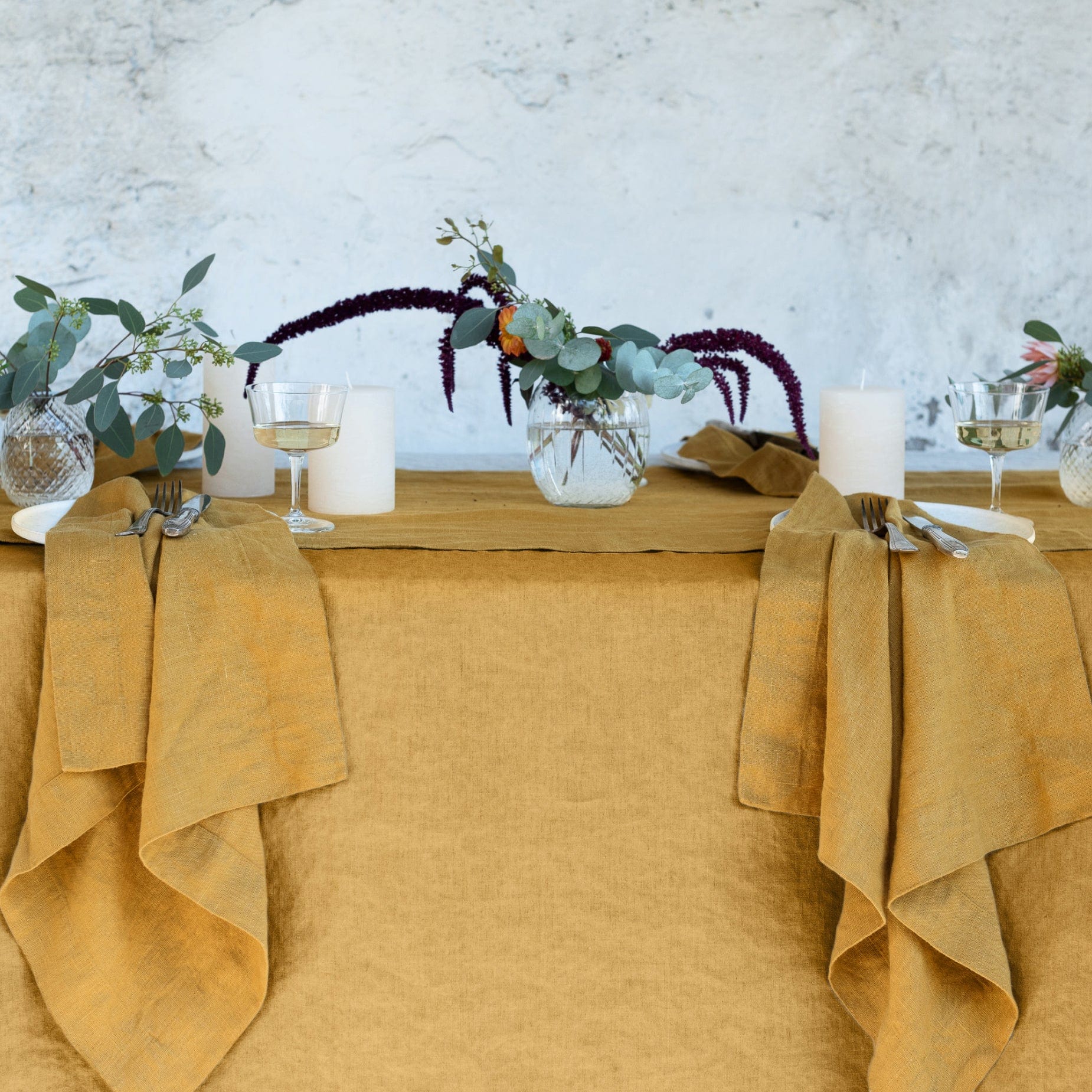 100% Pure Linen Tablecloths | by Rough Linen