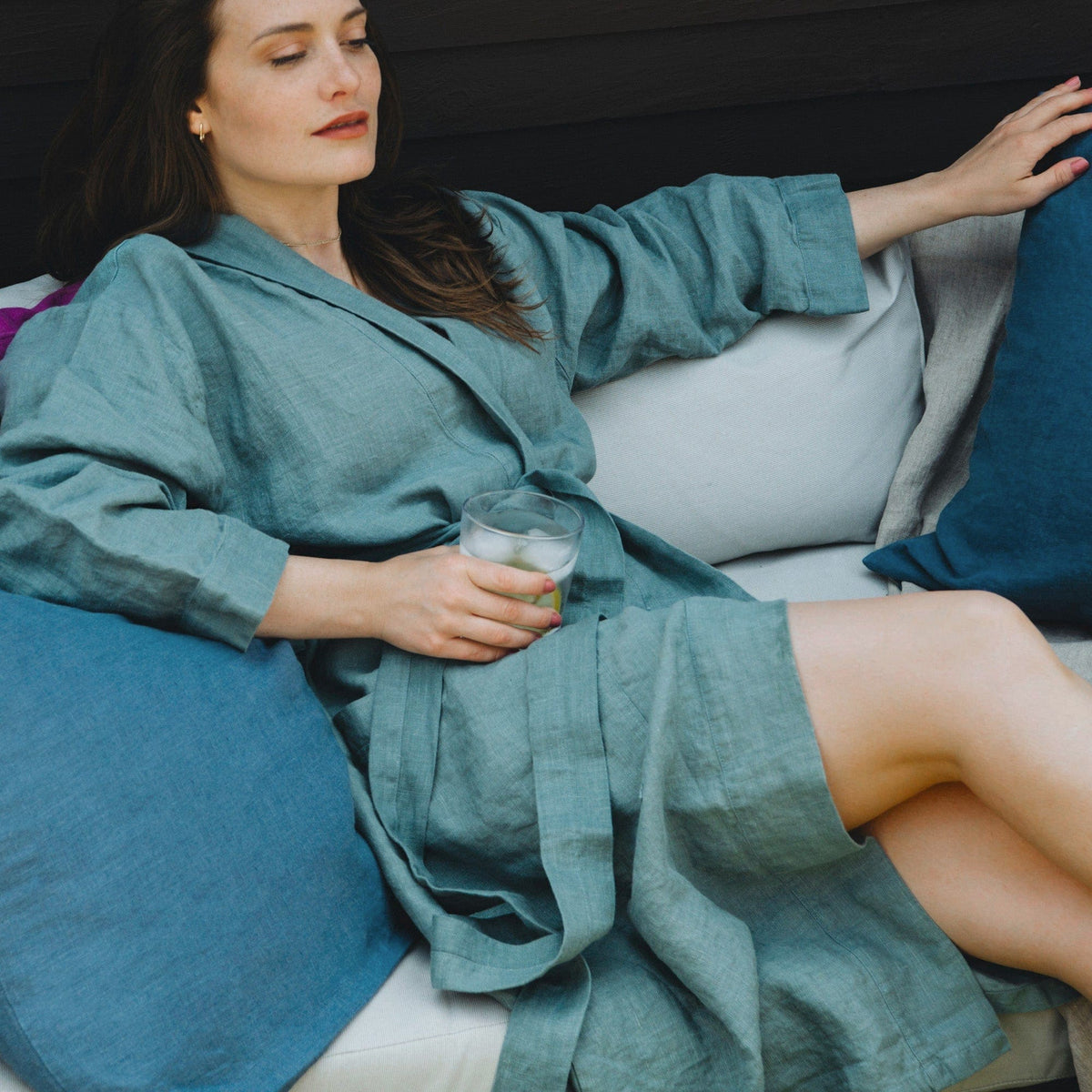 Best Linen Bath Robe | by Rough Linen