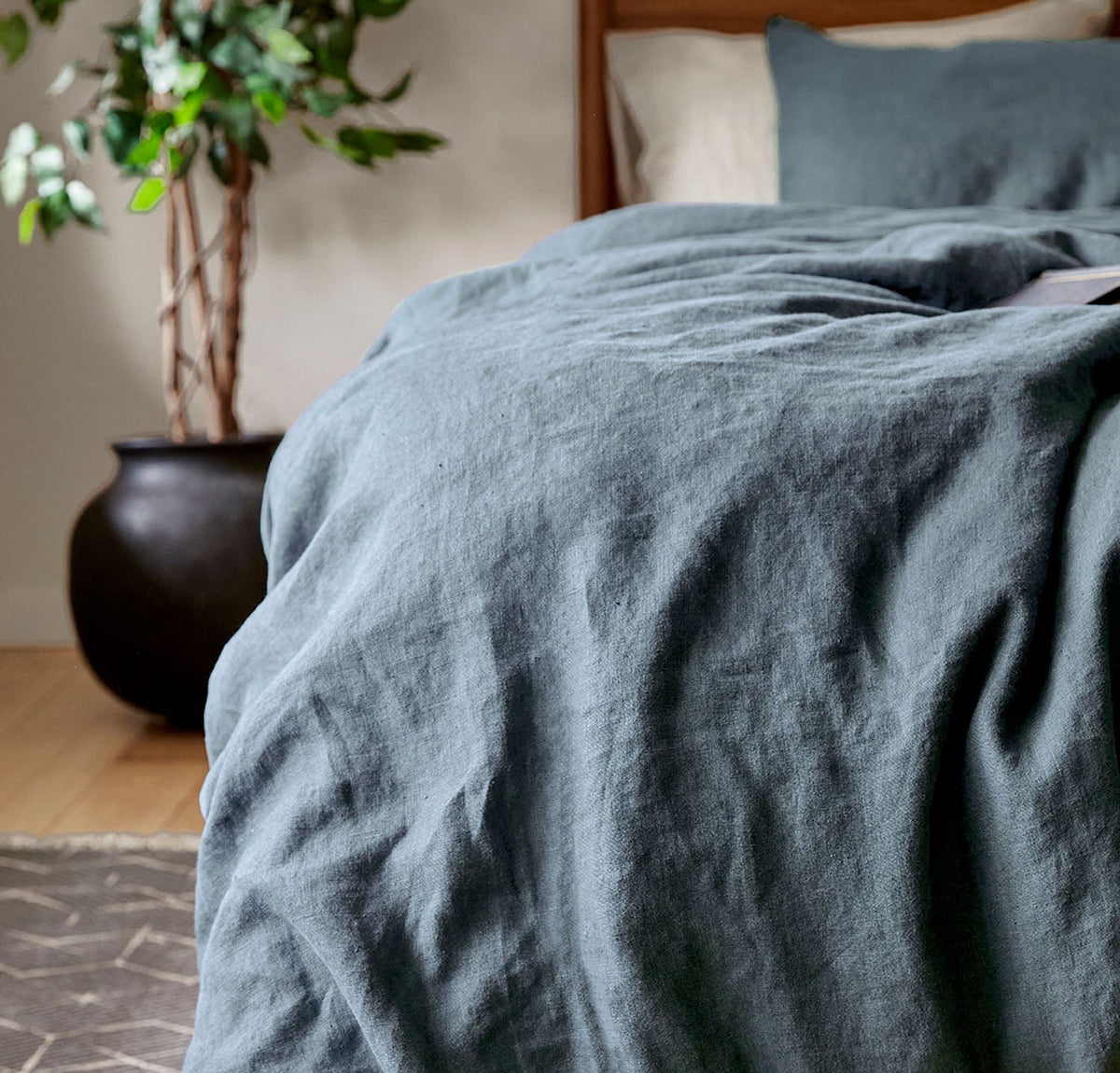 Best Linen Duvet Comforter | by Rough Linen