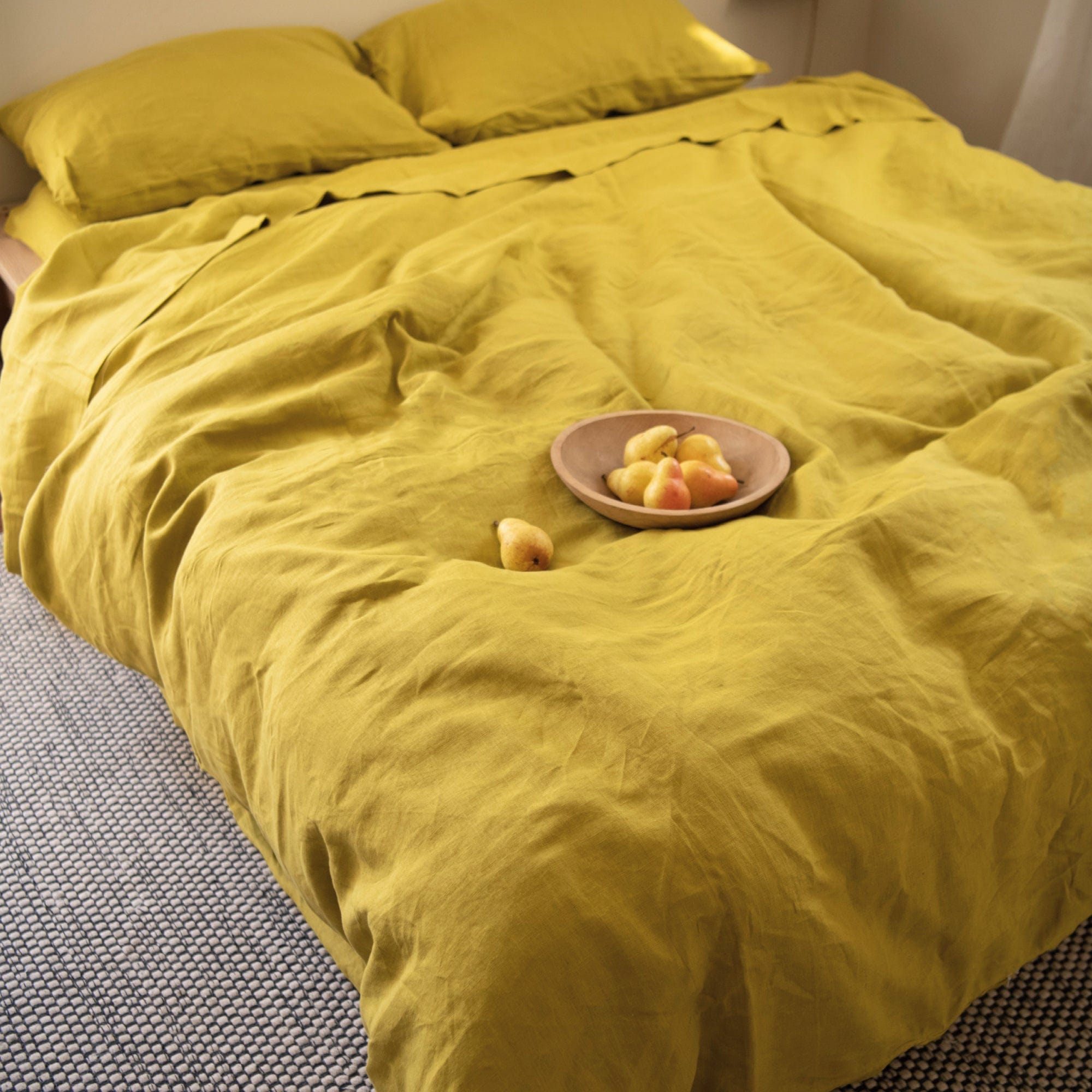 100% Linen Duvet Covers | Rough Linen