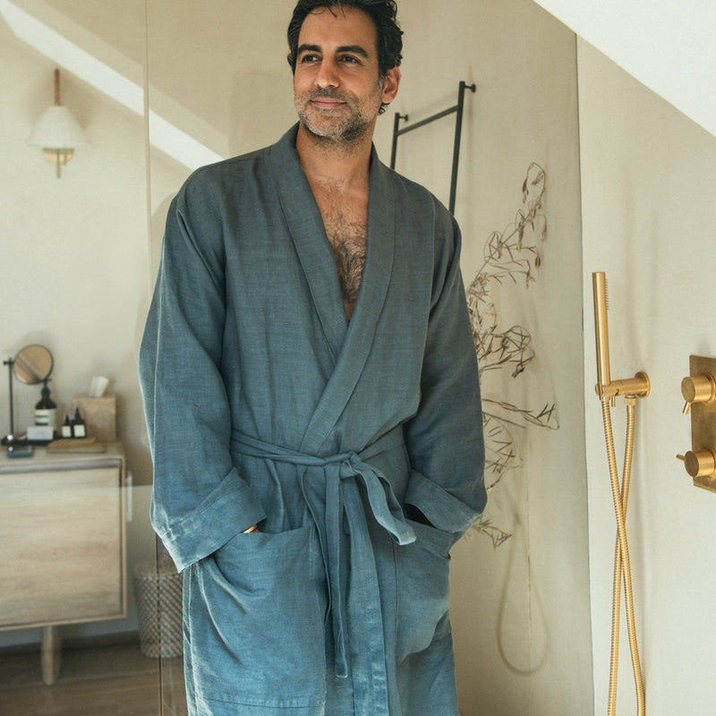 Best Linen Bath Robe | by Rough Linen