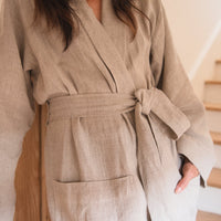 Best Linen Bath Robe | by Rough Linen