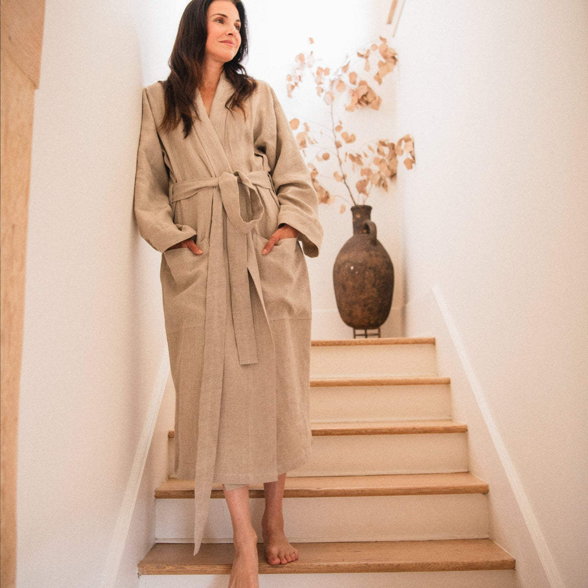 Best Linen Bath Robe | by Rough Linen