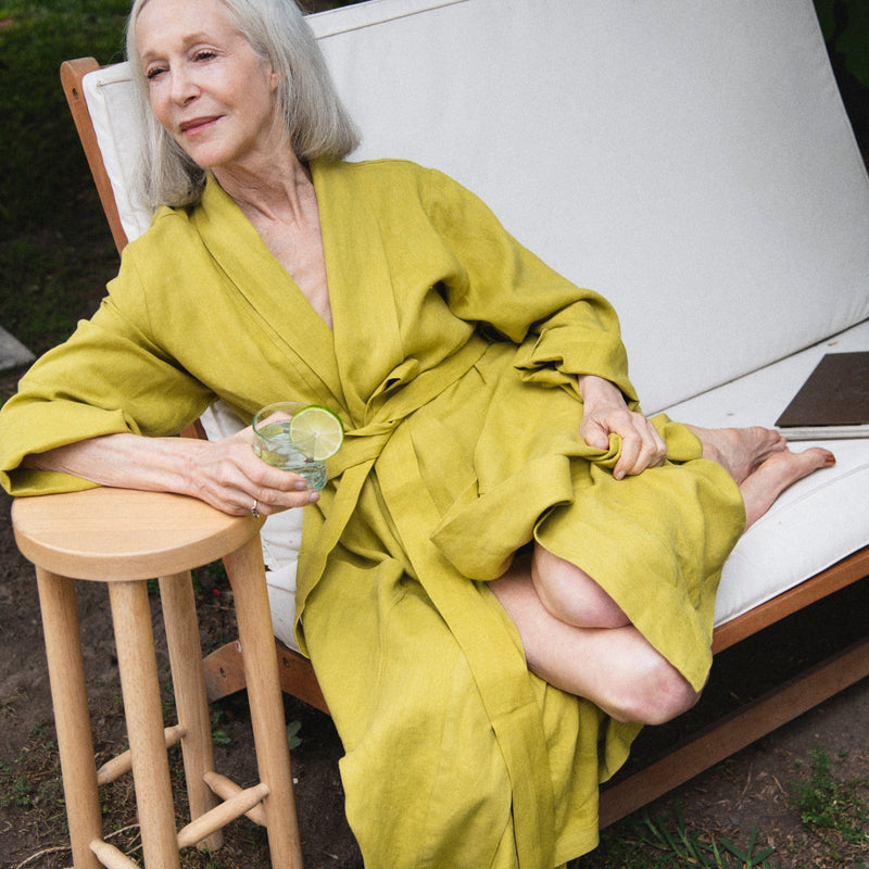 Best Linen Bath Robe | by Rough Linen