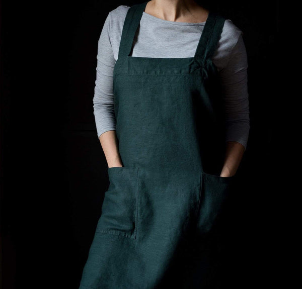 Best Linen Pinafore Apron | by Rough Linen