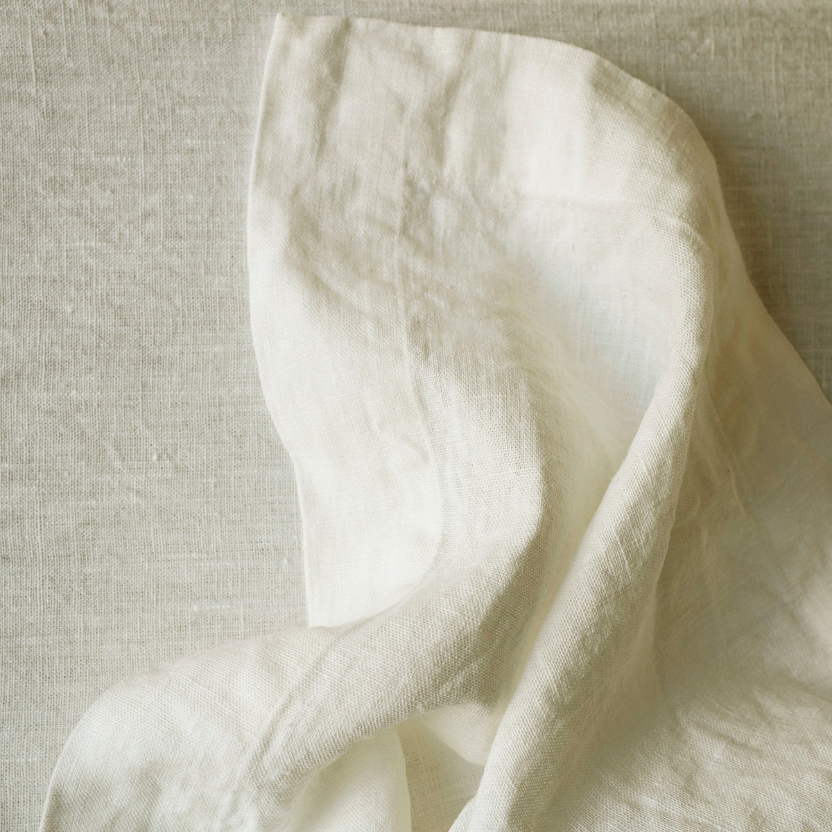 Orkney Linen Throw Blanket - Rough Linen