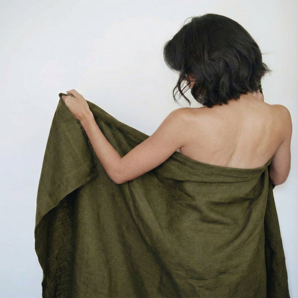 Best Linen Bath Sheet | by Rough Linen
