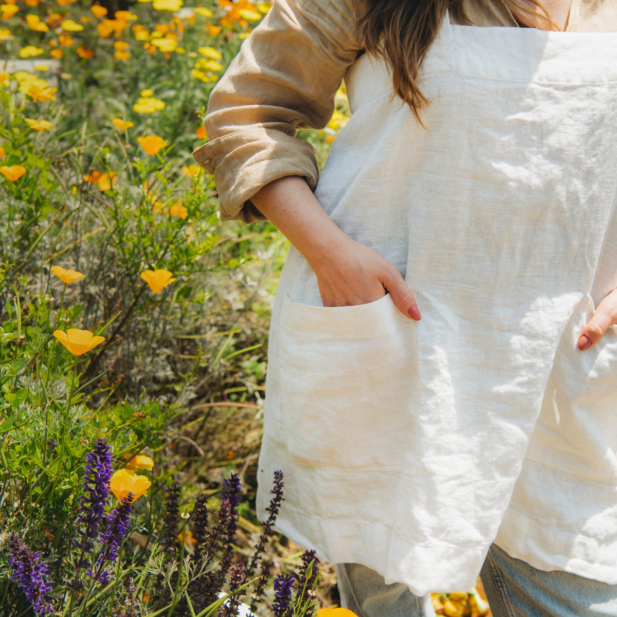 Best Linen Pinafore Apron | by Rough Linen