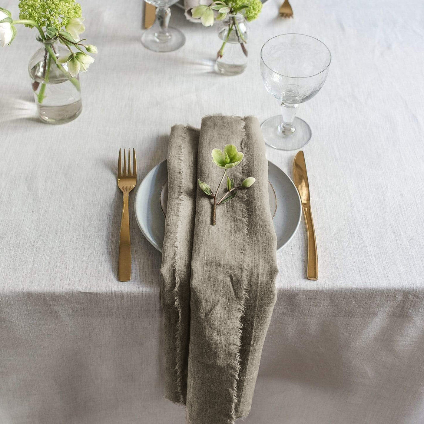 100% Pure Linen Napkins | by Rough Linen