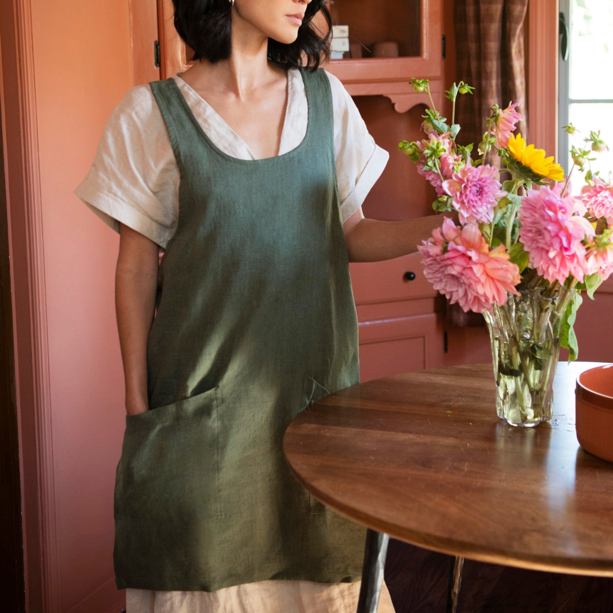 Linen Aprons & Pinafores - Made in USA | by Rough Linen