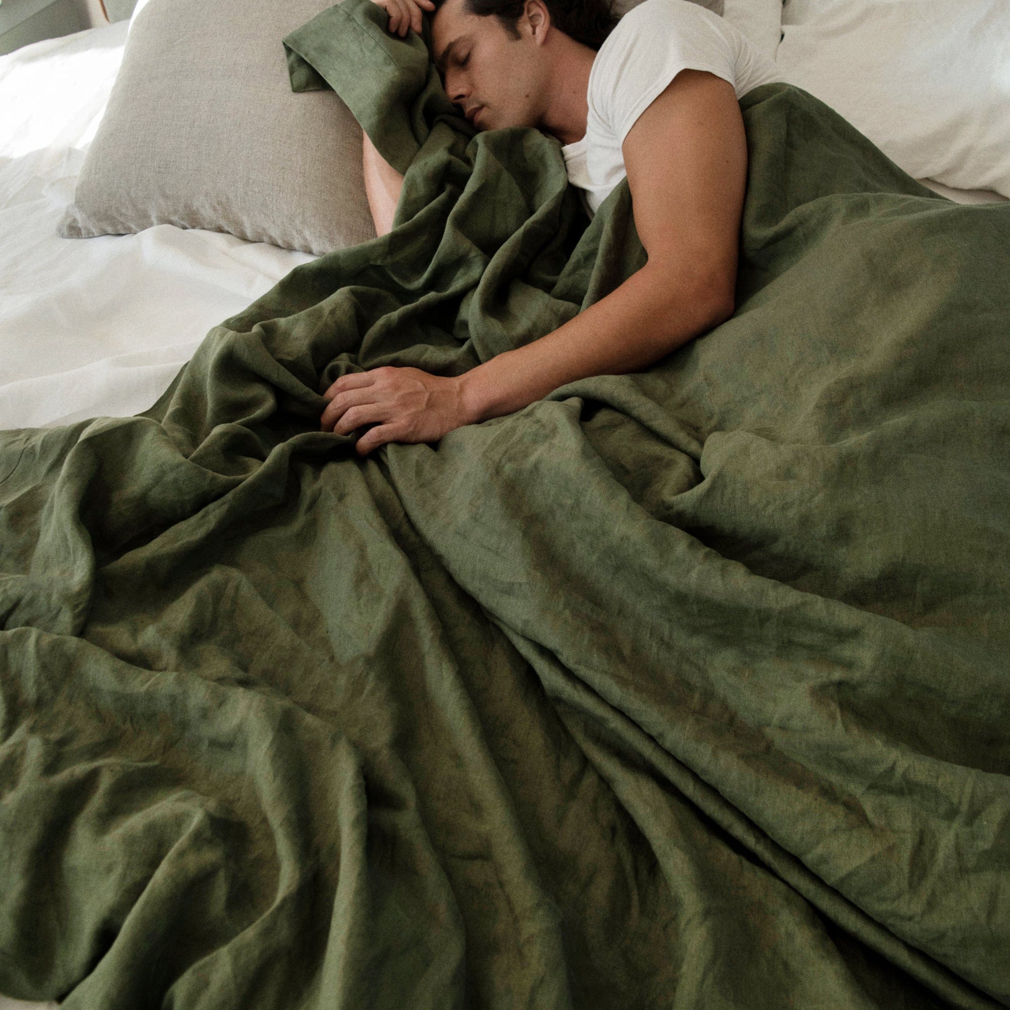 St Barts Fabric - Rough Linen