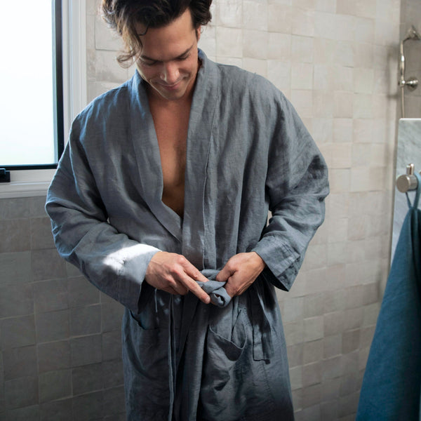 Best Linen Bath Robe | by Rough Linen