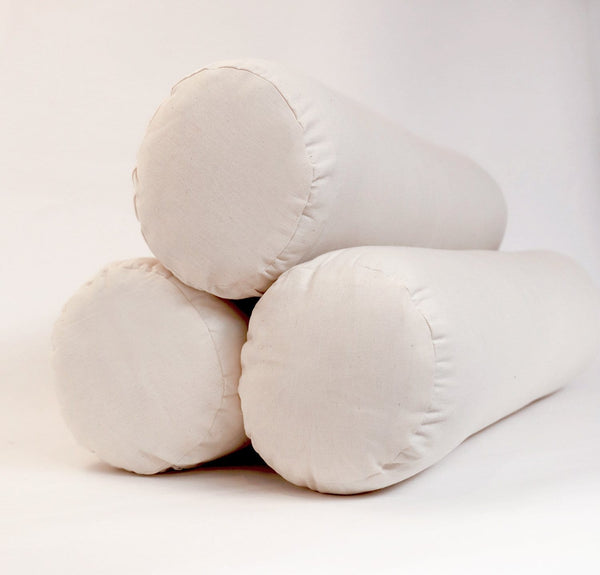 Wool Bolster Pillow - Rough Linen