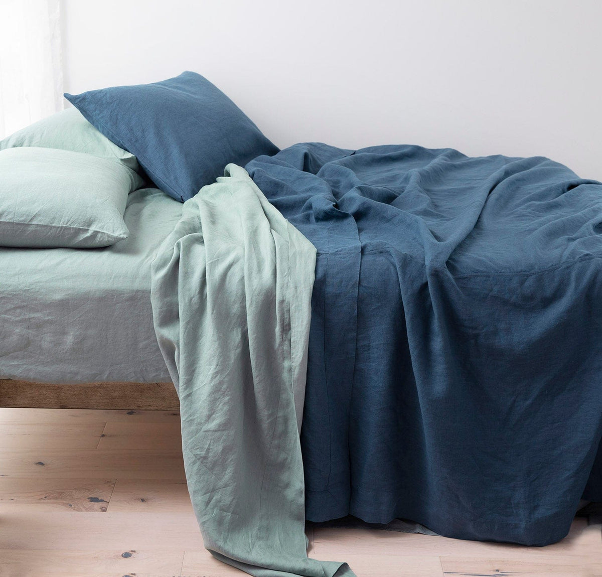 Best Linen Summer Cover Blanket | by Rough Linen