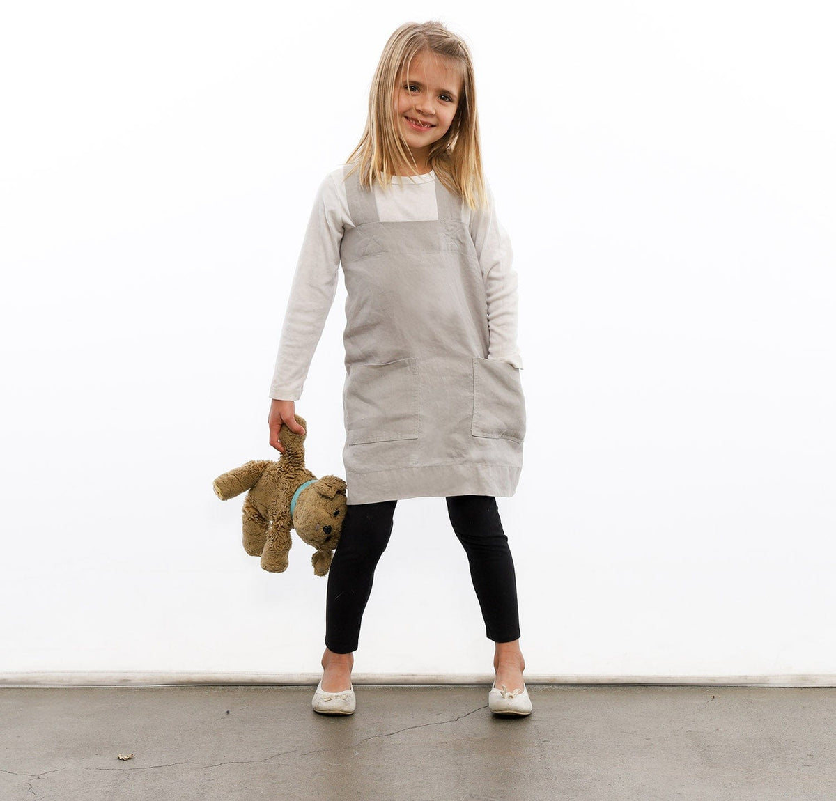 Linen Child's Pinafore Apron | by Rough Linen Pinafore