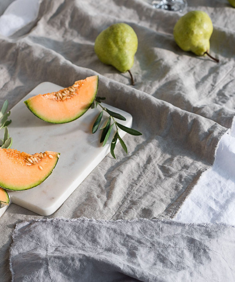 Best Raw Edge Linen Table Runner | by Rough Linen