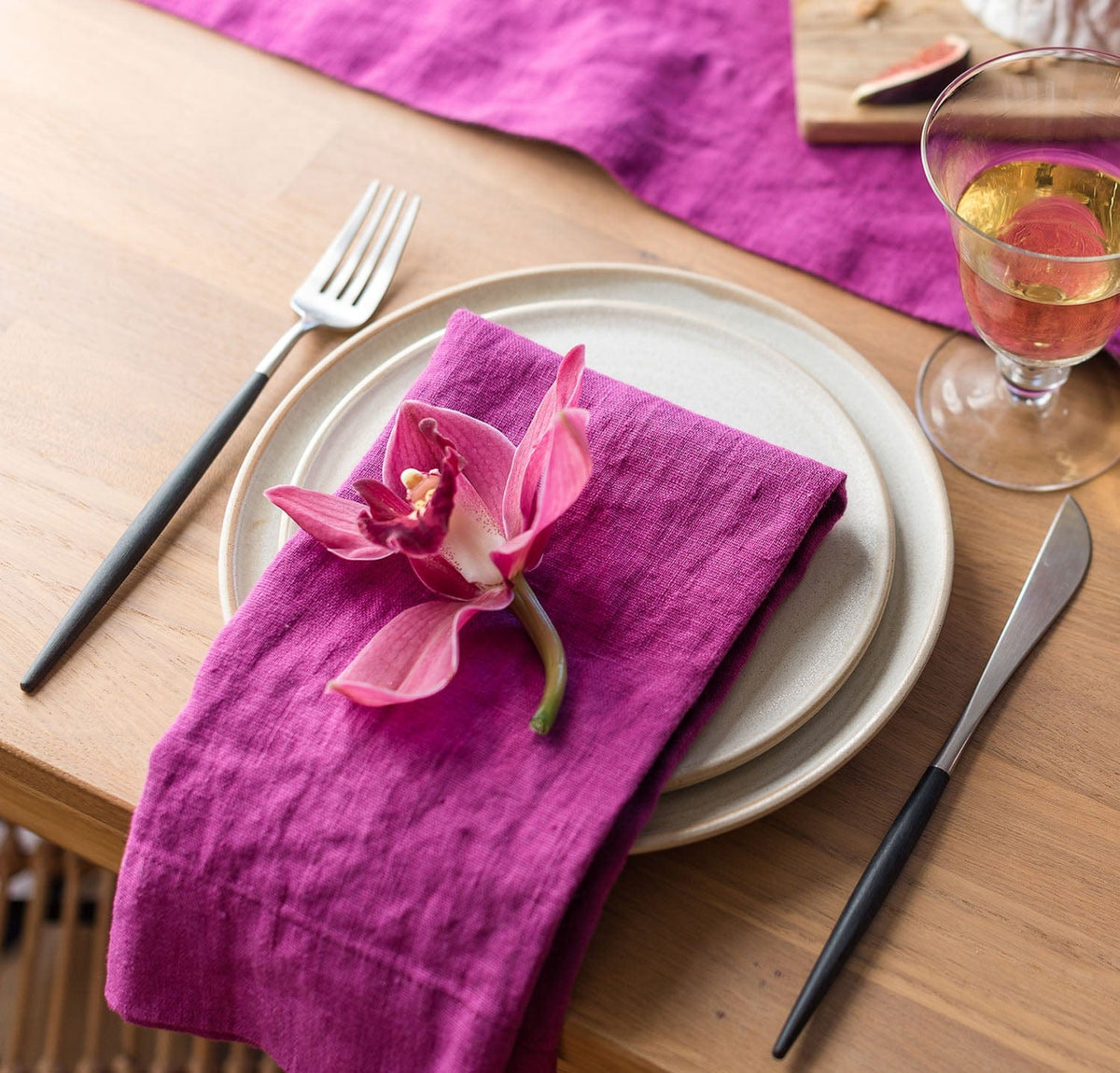 100% Pure Linen Napkins | by Rough Linen