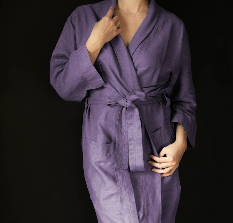 Best Linen Bath Robe | by Rough Linen