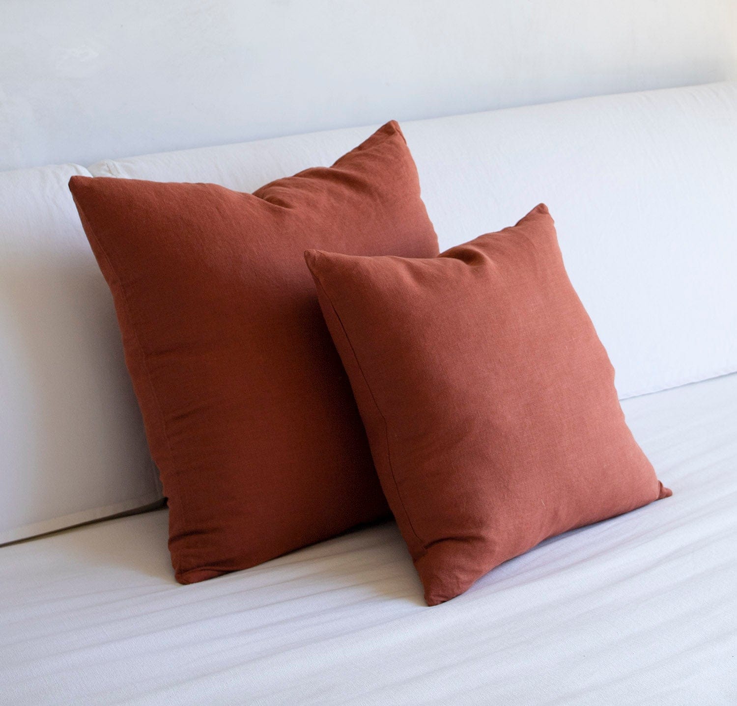 Decorative Linen Throw Pillows | by Rough Linen