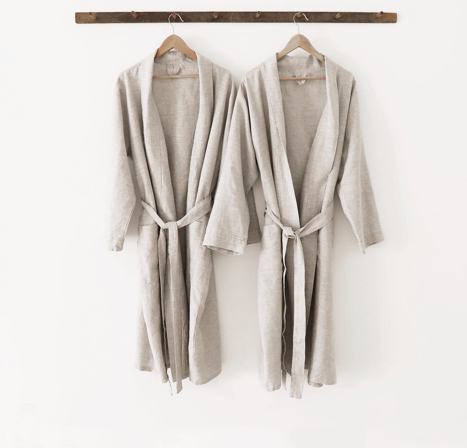 Beautiful 100% Linen Bath Robes - Made in USA | by Rough Linen