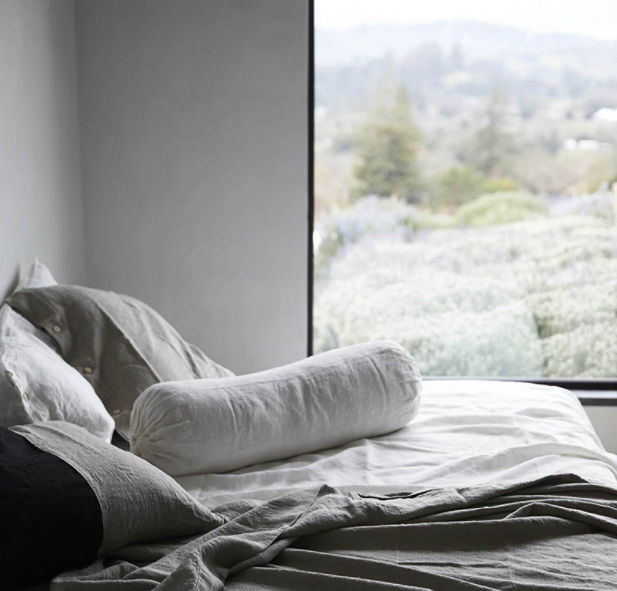 Decorative Linen Throw Pillows | by Rough Linen