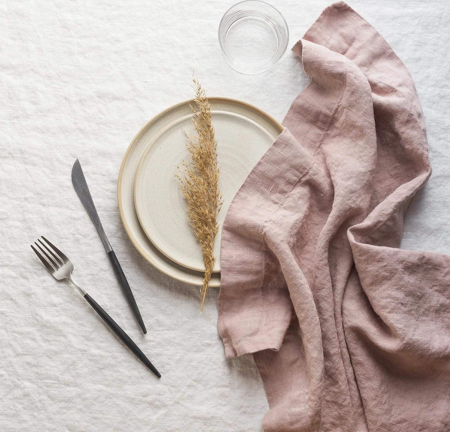 100% Pure Linen Napkins | by Rough Linen