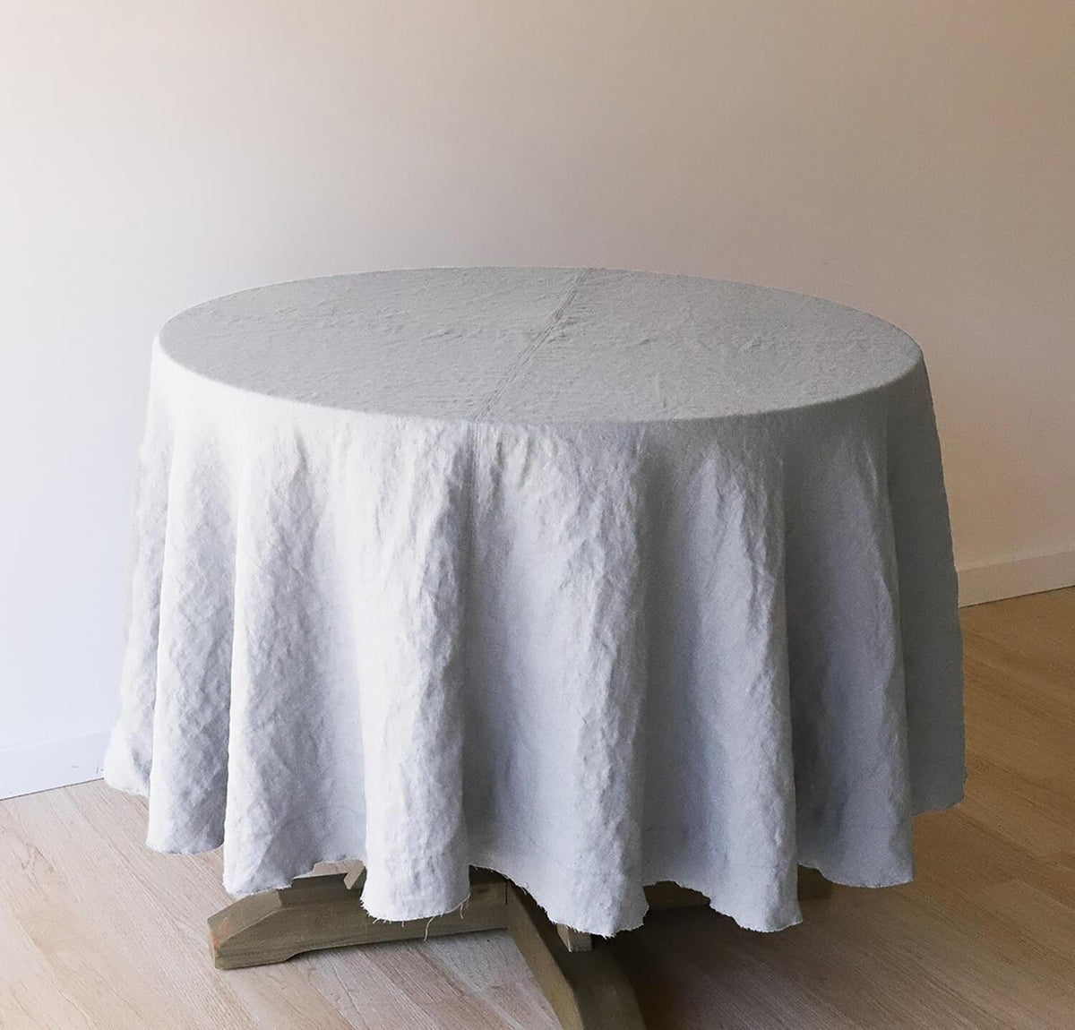 Best Round Heavyweight Linen Tablecloth | by Rough Linen