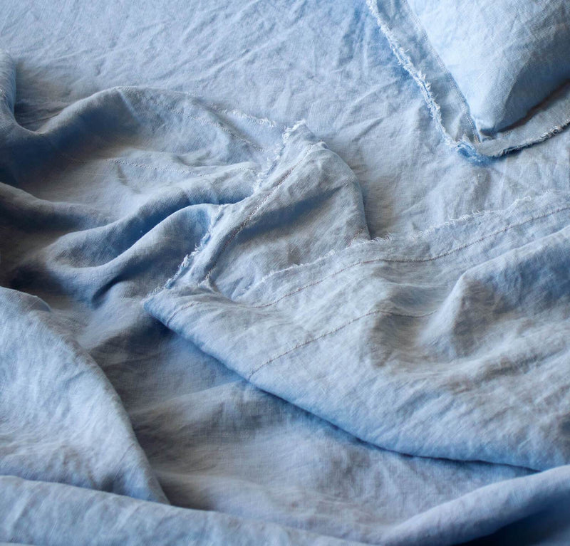 Best Raw Edge Linen Summer Cover | by Rough Linen