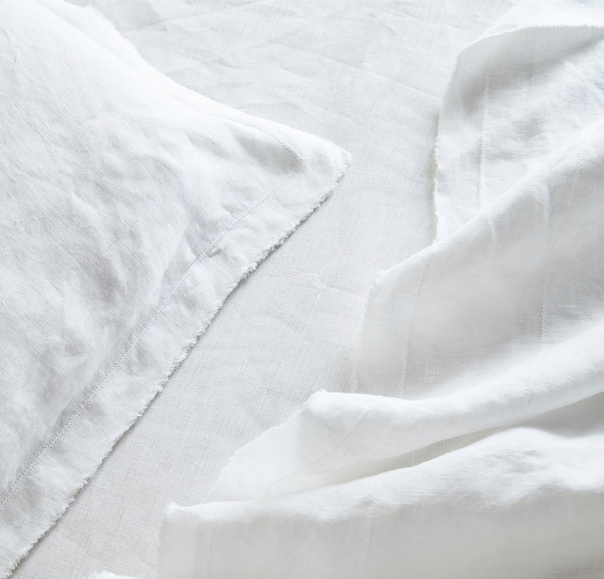 Best Raw Edge Linen Summer Cover | by Rough Linen
