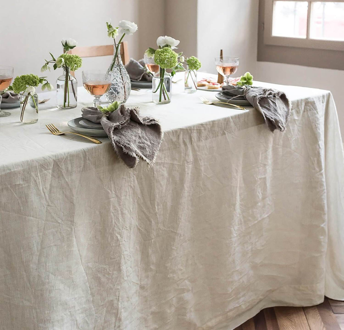 Best Linen Tablecloth | Rough Linen