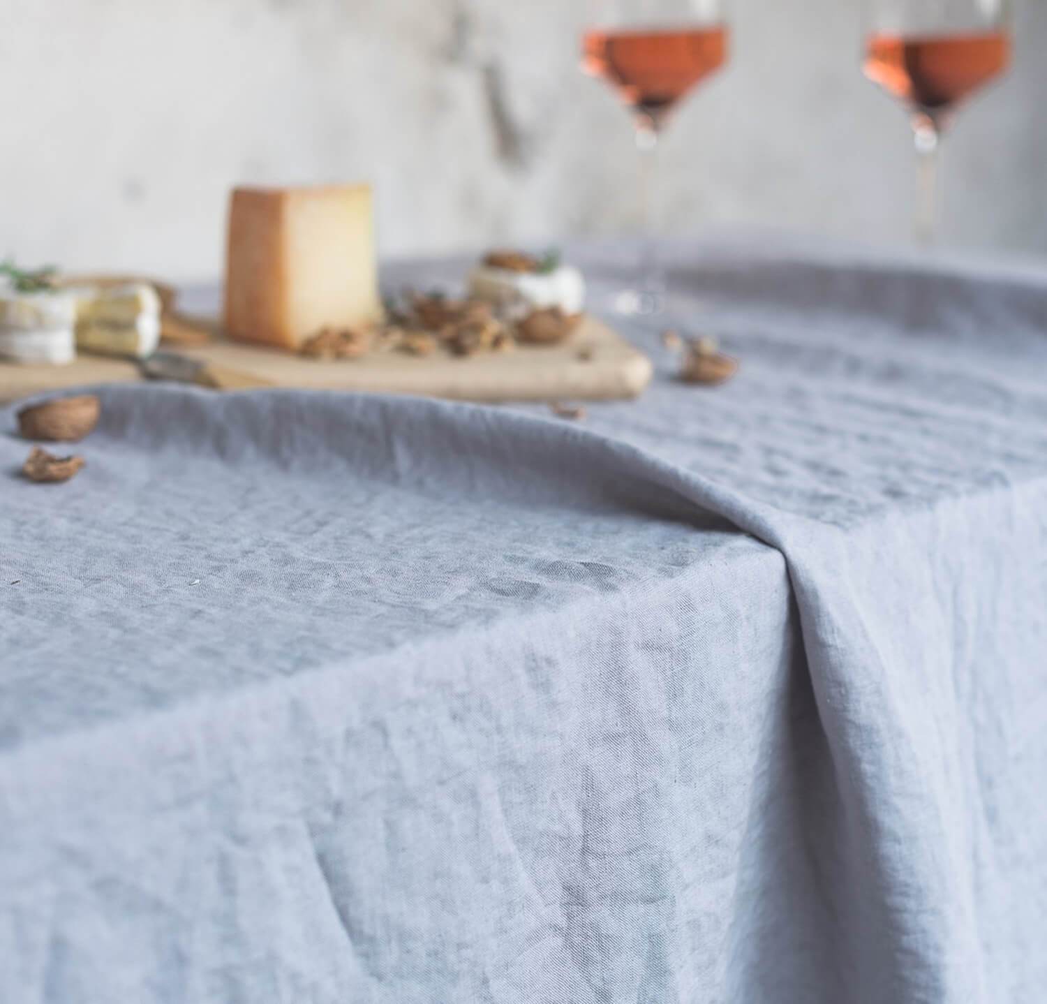 100% Pure Linen Tablecloths | by Rough Linen