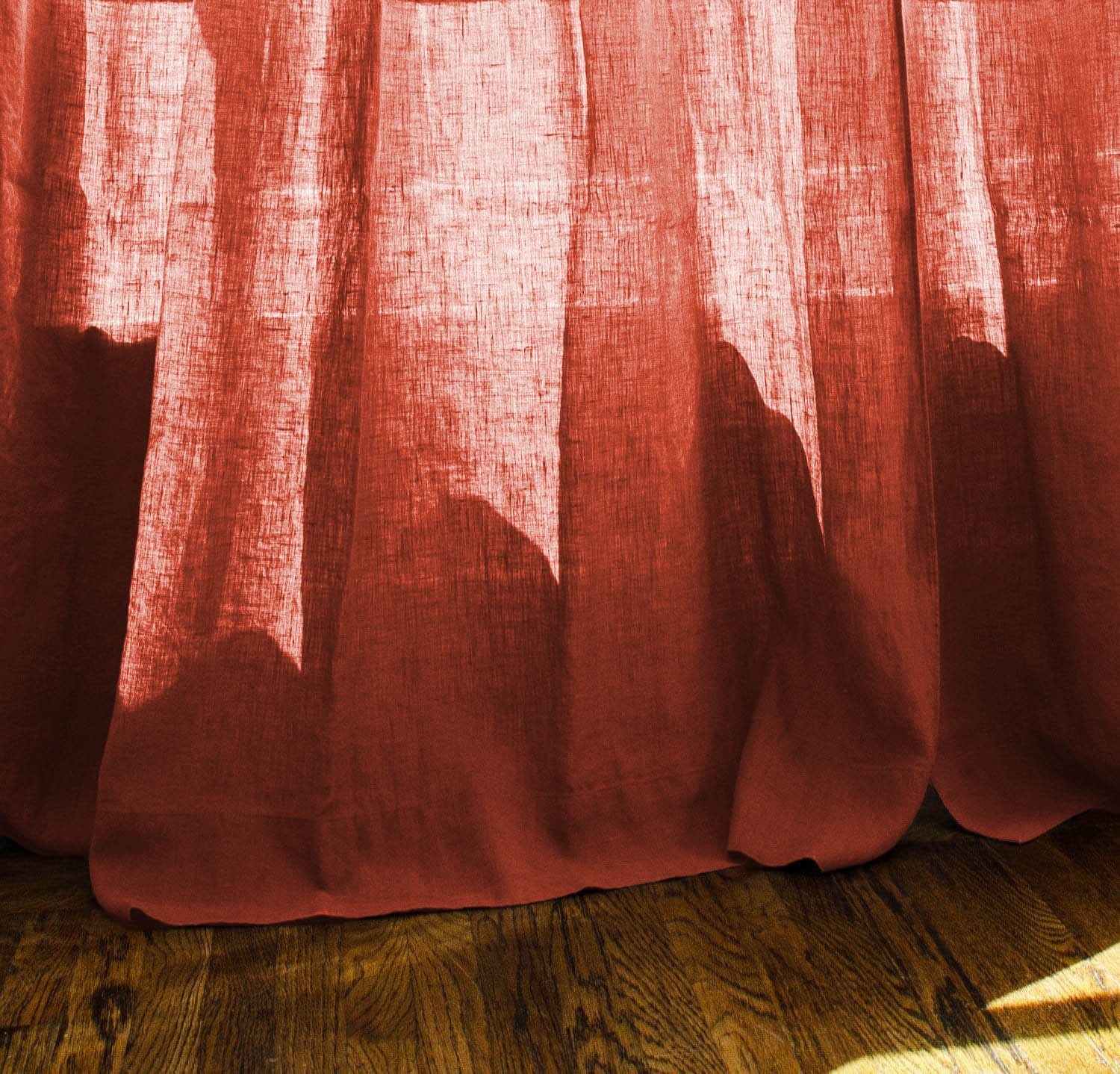 100% Flax Linen Curtains by Rough Linen