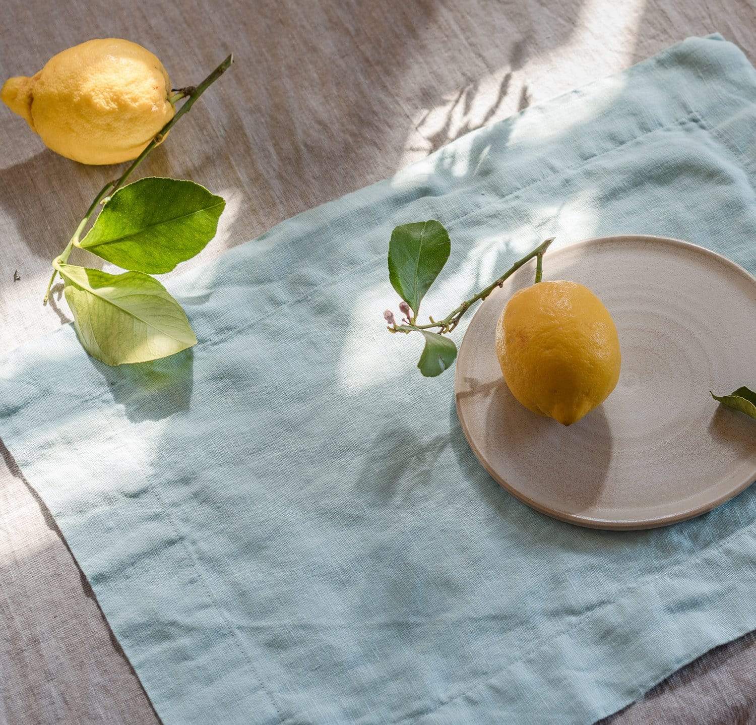 100% Pure Linen Table Runners & Placemats | by Rough Linen