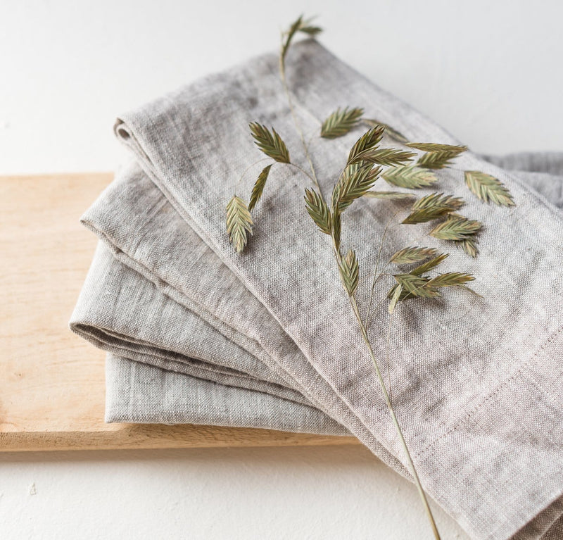 100% Pure Linen Napkins | by Rough Linen