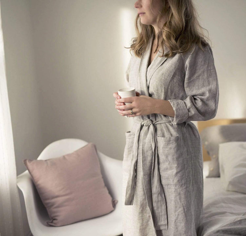 Best Linen Bath Robe | by Rough Linen