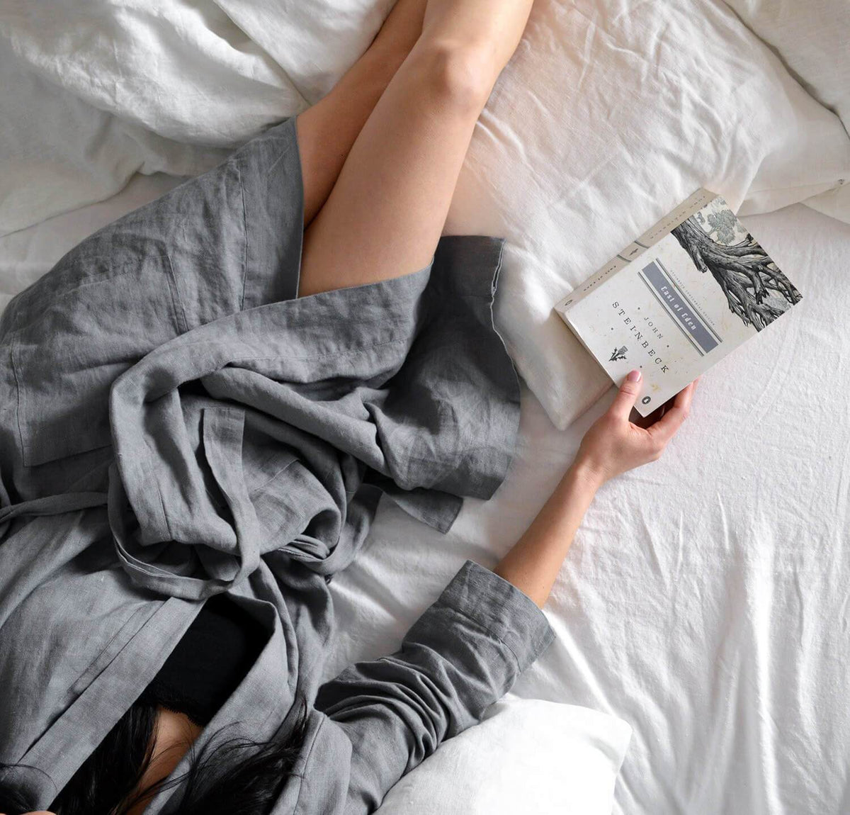 Best Linen Bath Robe | by Rough Linen